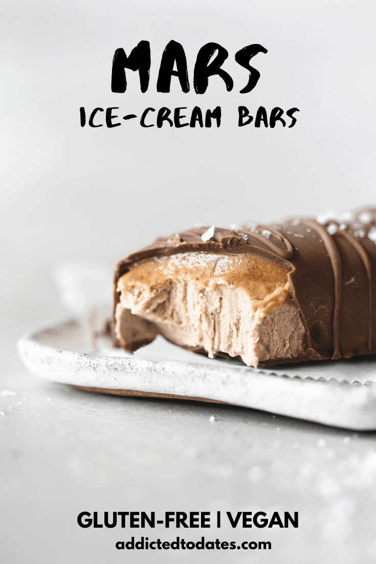 Mars Ice Cream Bars (Vegan) - Addicted to Dates