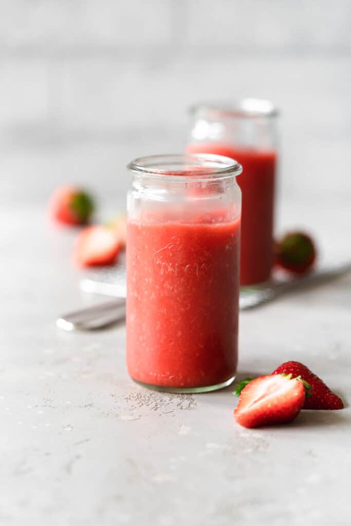 Easy Strawberry Slushies - 2 Ingredients